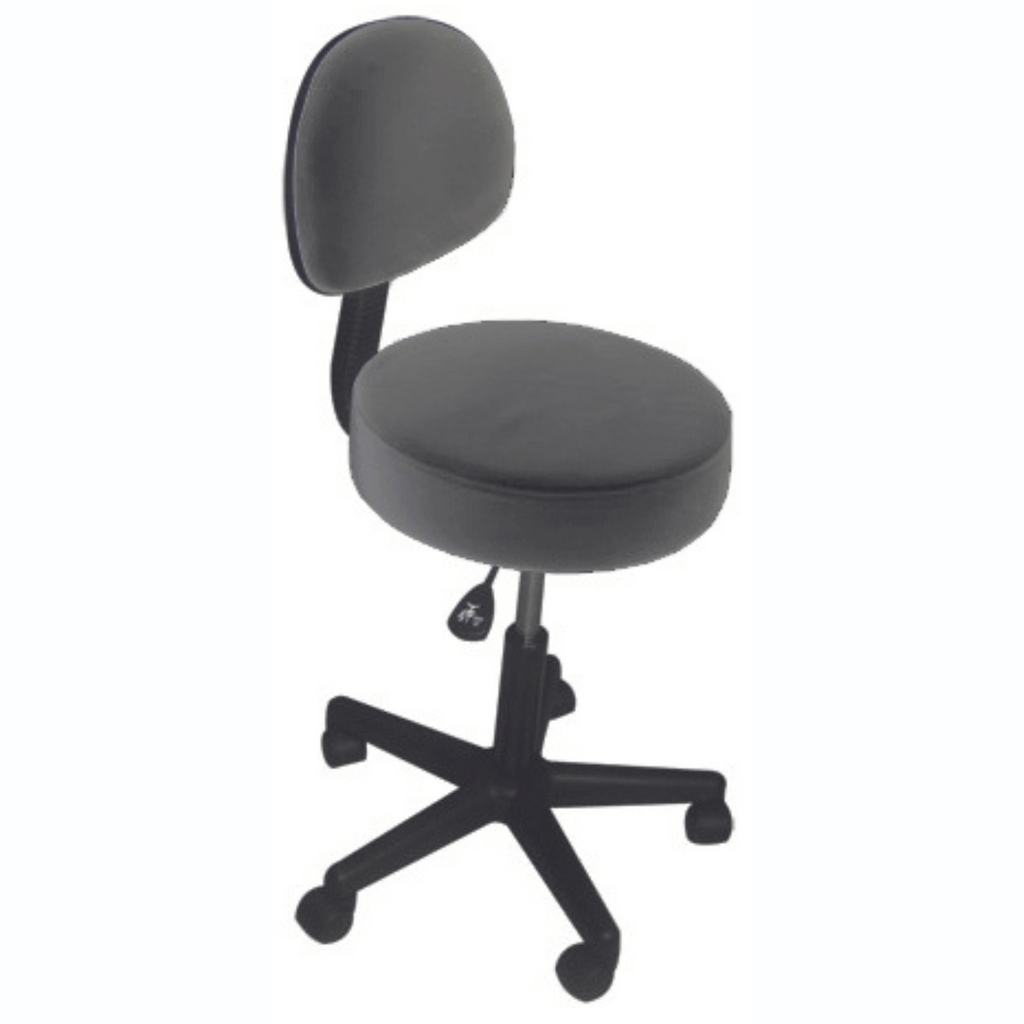 Salon Chair - Backrest Salon Stool by Affinity (Ergonomic) – Natural Living
