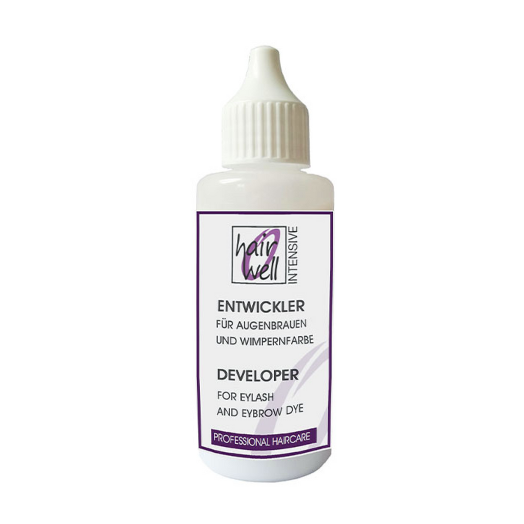 Eyebrow Tint Developer Creme with Hydrogen Peroxide by Hairwell (50ml ...