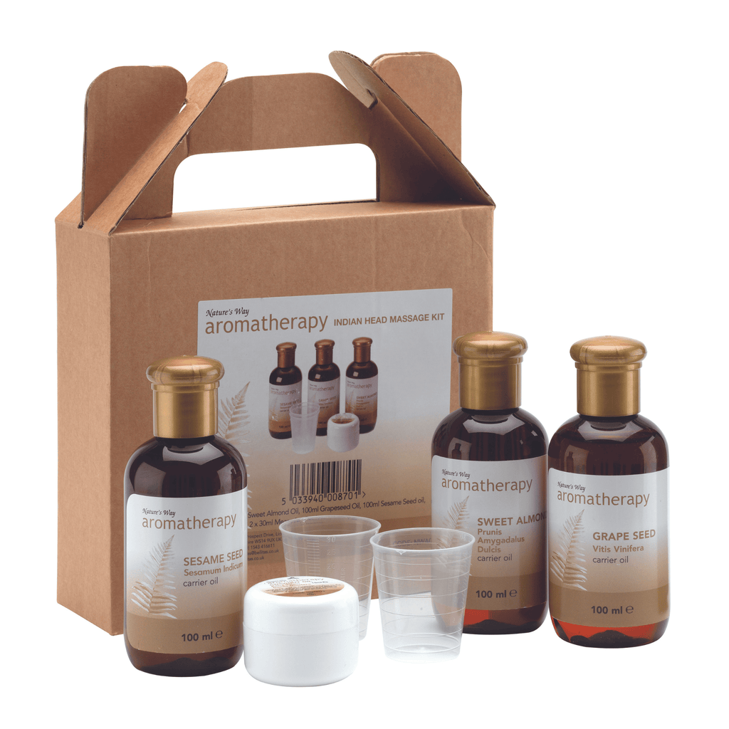Massage Oil Kit for Indian Head Massage by Nature's Way – Natural Living