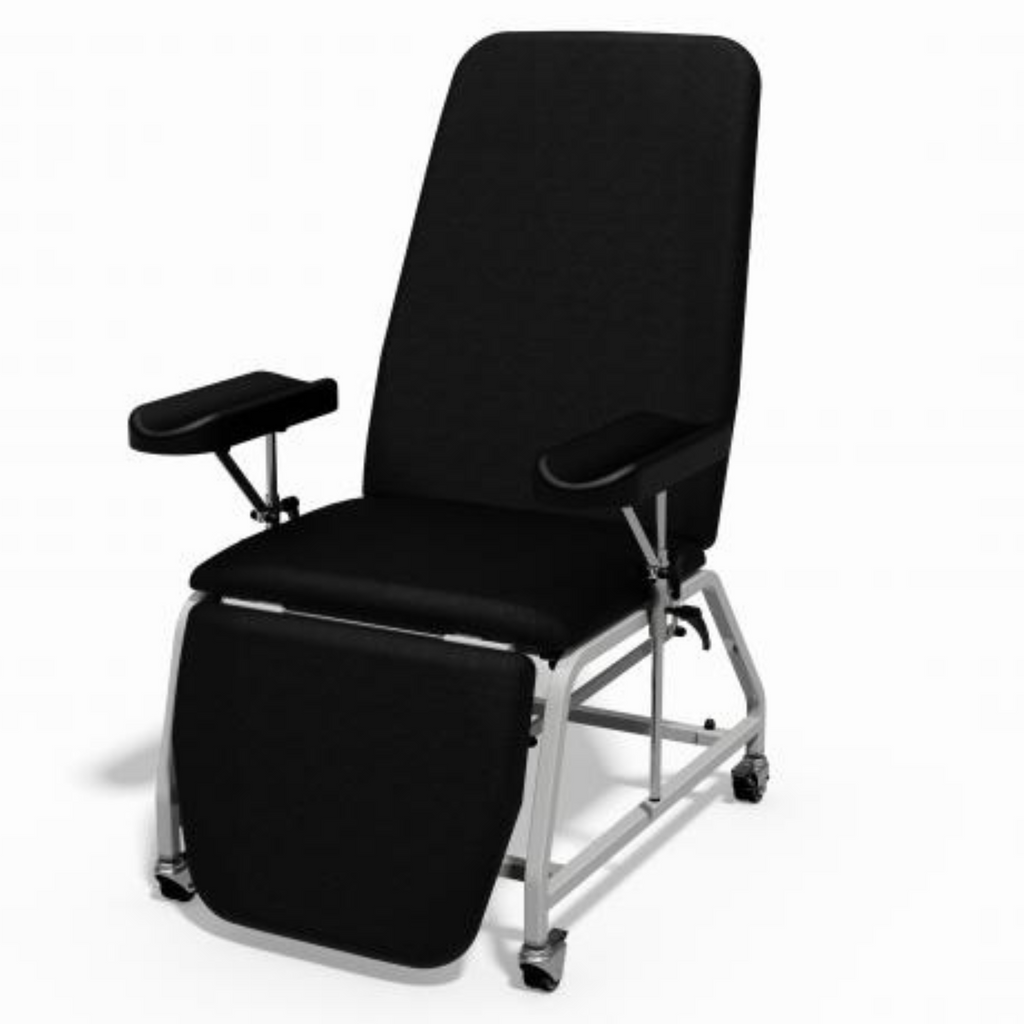 Reclining Phlebotomy Chair by Plinth (Dual Blood Armrests & Castors ...