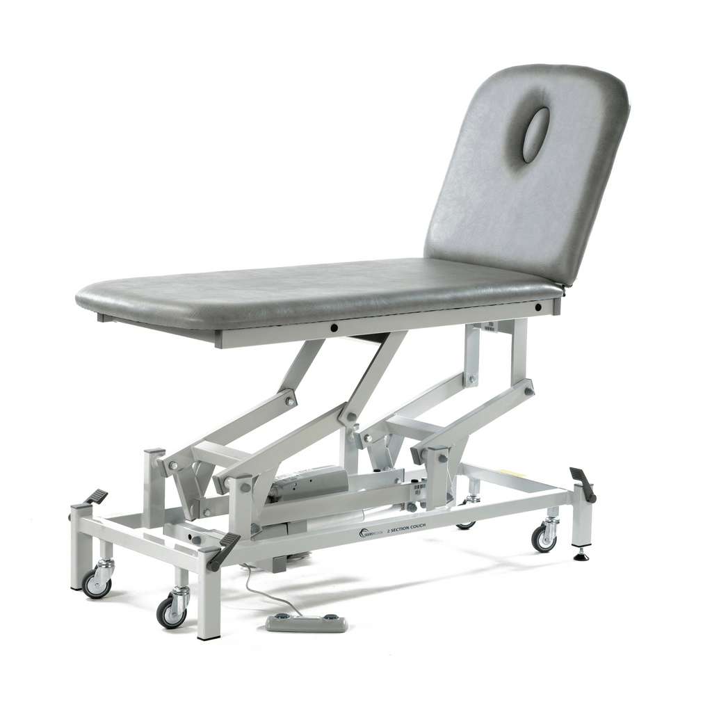 Physiotherapy Bed - 2 Section Electric Table by Seers (15 Colours ...