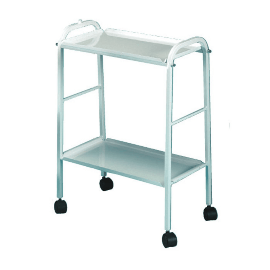 Salon Trolley - Metal Salon Trolley by SkinMate (White) – Natural Living