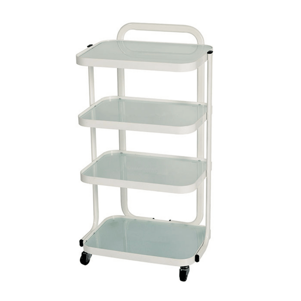 Salon Trolley - Orion Salon Trolley by SkinMate (4 Shelves) – Natural ...