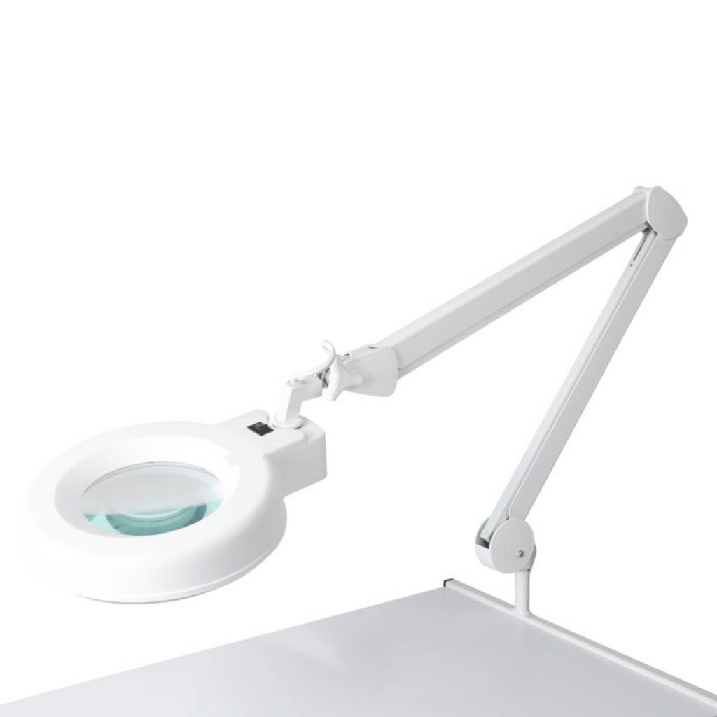 Manicure Lamp - Slimline Magnifying Lamp by SkinMate (3-diopter lens ...